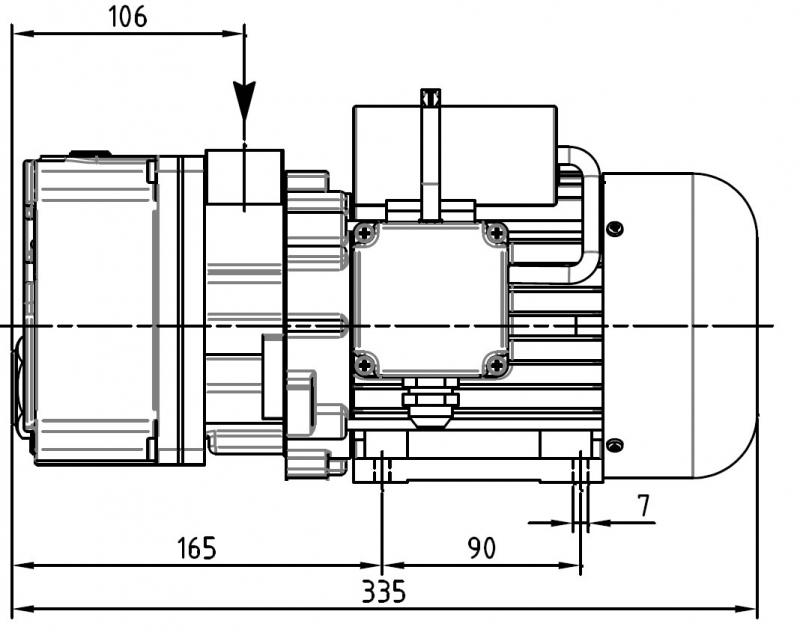 DV.S 5 Drehschieberpumpe – Dekont Vakuum Shop
